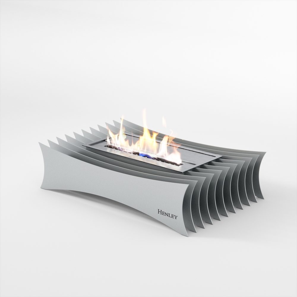Bio Ethanol Fire Tray (Sliver) - Fire and Wood