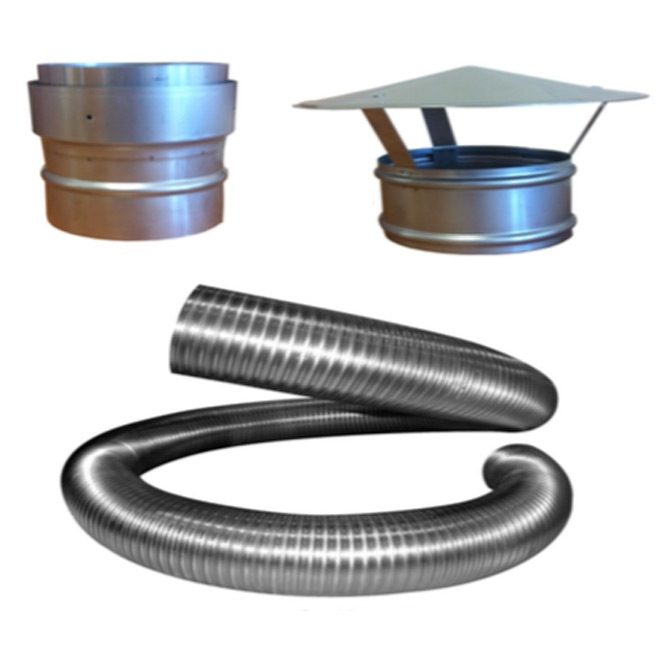Flexi Flue & Clay Adapters - Fire and Wood