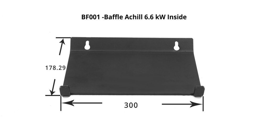Baffle (inside/upper) - Achill 6.6 - Fire and Wood